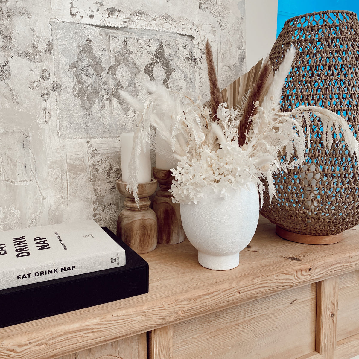 Neutral Dreams Arrangement with Pot | Ivy Republic